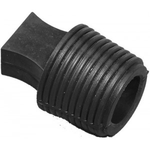 Tapered plastic caps OD 4 to 6 Ht 25,4 mm + Tears - EPDM Black