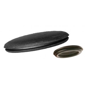 Cache tôle trou diam 9,5 à 6,4 - Epaisseur 1,6 mm - PVC noir