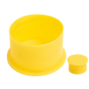 Plastic covers ID 15,7 - C 21,9 mm - M16 - Yellow