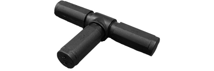 Raccords et jonctions pour tube carré et rond - Bouchon Plastique