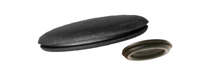 Cache tôle rond en PVC souple - Bouchon Plastique